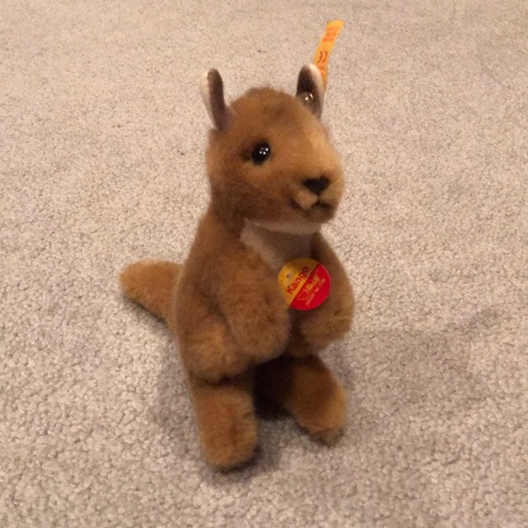 steiff | Accents | Vintage Steiff Plush Kangaroo | Poshmark